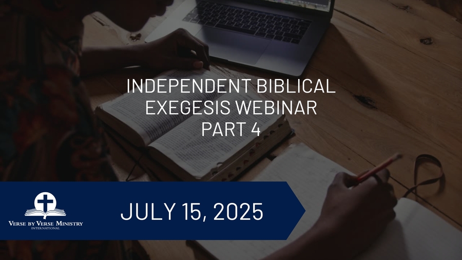 Verse By Verse Ministry International